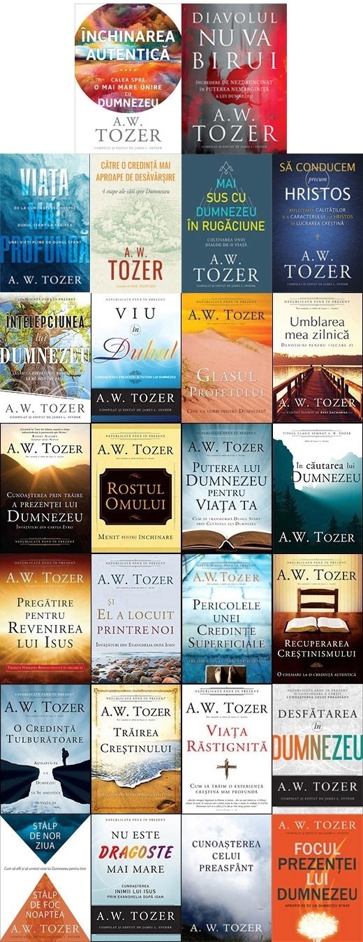KERIGMA | Set 26 cărți de A. W. TOZER