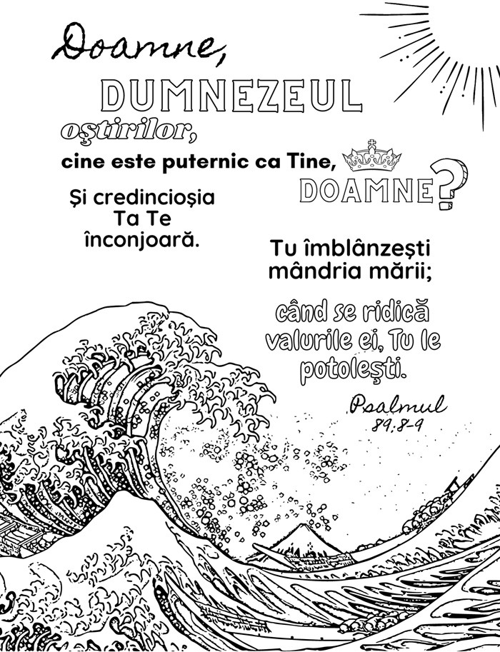 KERIGMA | Ești iubită. Carte de colorat. Versete biblice