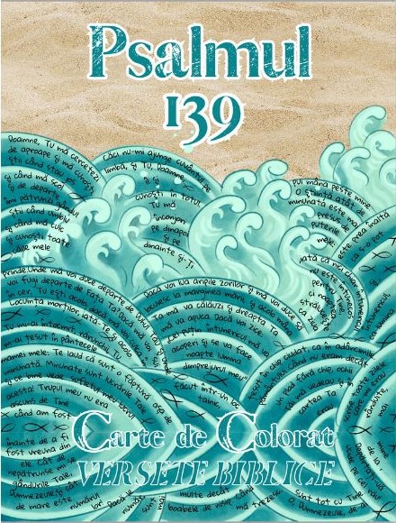 KERIGMA | Psalmul 139 - carte de colorat