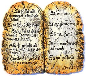 KERIGMA | Decor_Tablele Legii (magnet)