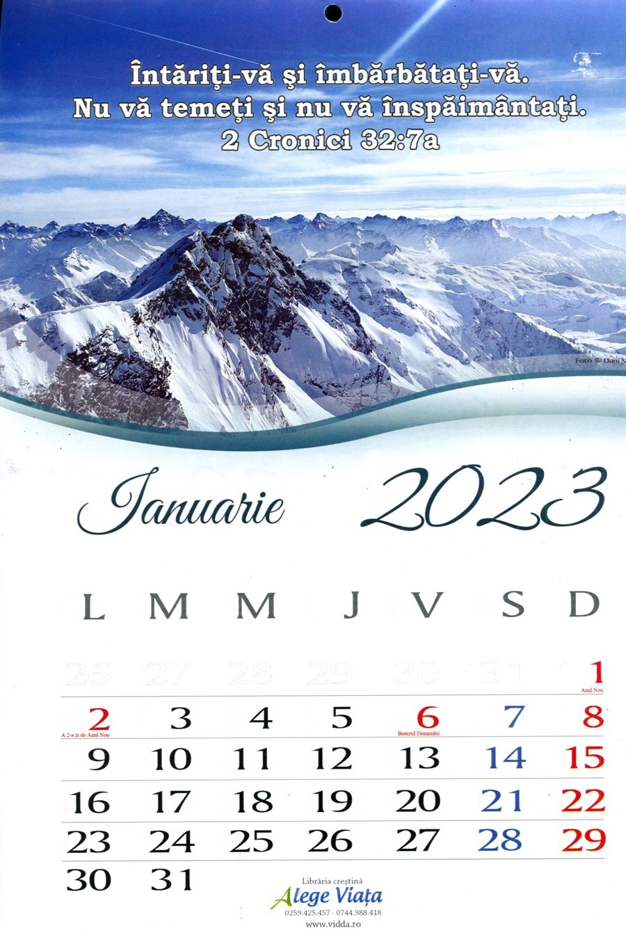 KERIGMA | Calendar de perete 2023 – format A4 [AV]