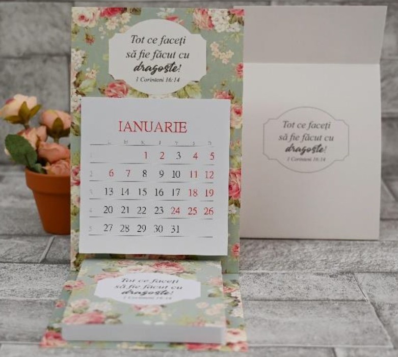 KERIGMA | CALENDAR DE BIROU CU UN NOTES--CBN01--TOT CE FACETI, SA FIE ...